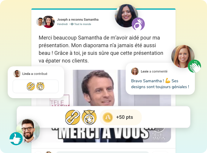 Outils de reconnaissance entre pairs pour l'appréciation | Applauz