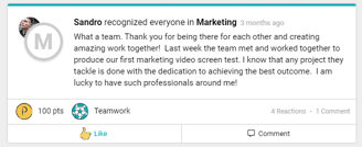 Real Recognition Examples from Applauz to Inspire Your Recognition-Giving